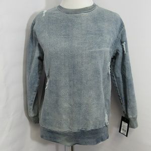 art class | Sweaters | Art Class Denim Look Soft Distressed Sweater S ...
